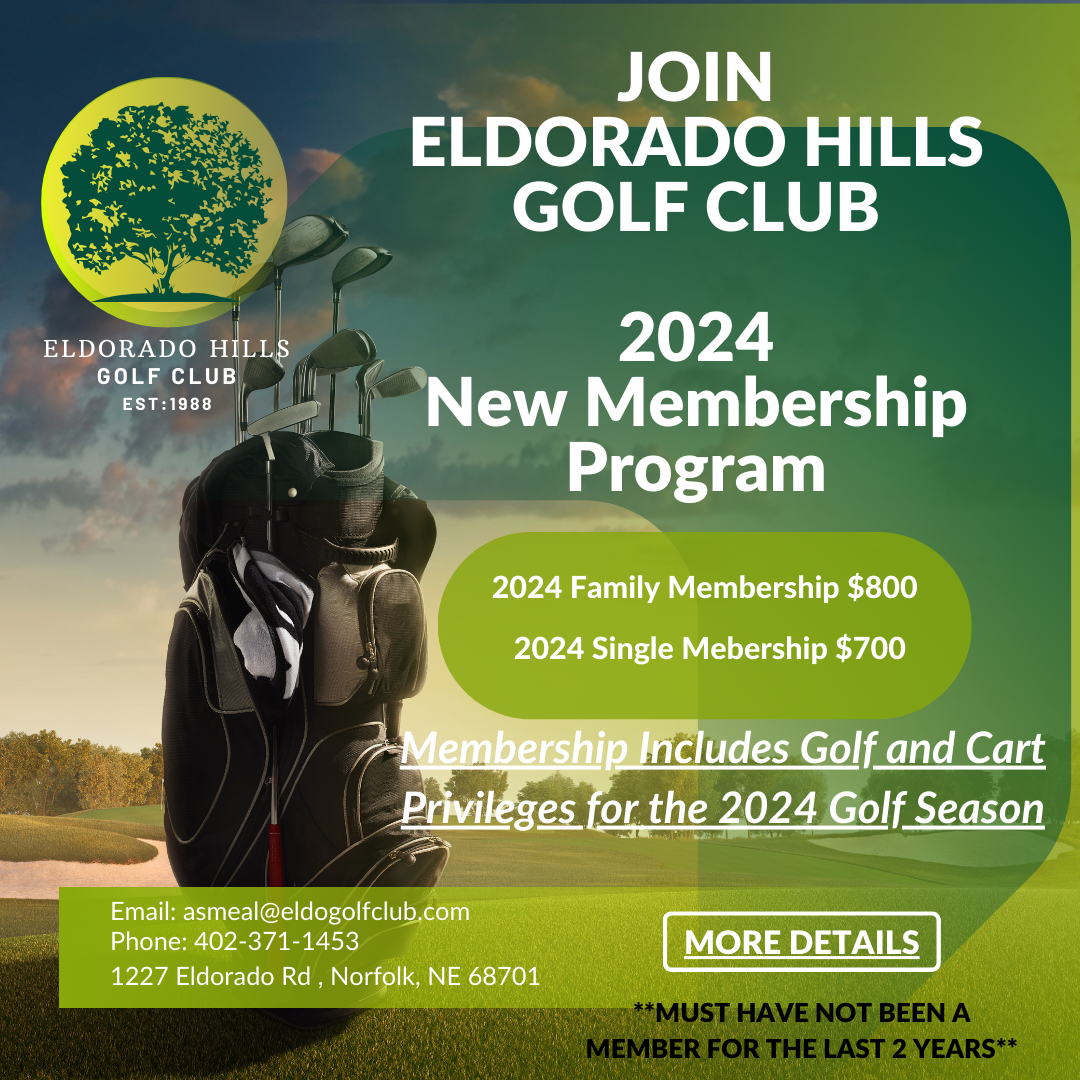 Memberships - Eldorado HIlls Golf Course